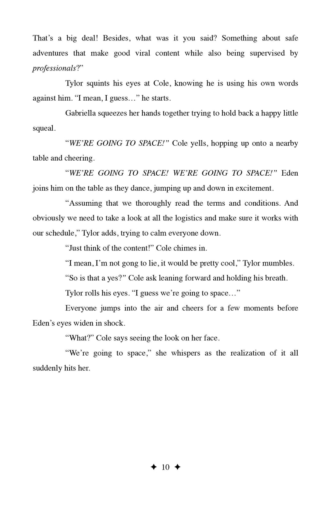 "The Skorys Space Games" Book 1 – The Skorys Apparel